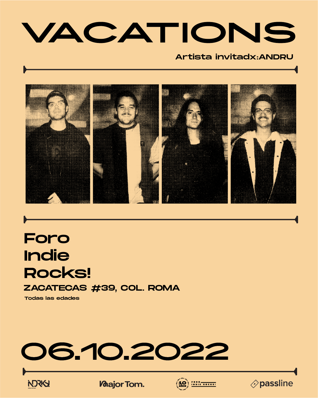 Vacations llega al Foro Indie Rocks! – RUIDO MAGAZINE