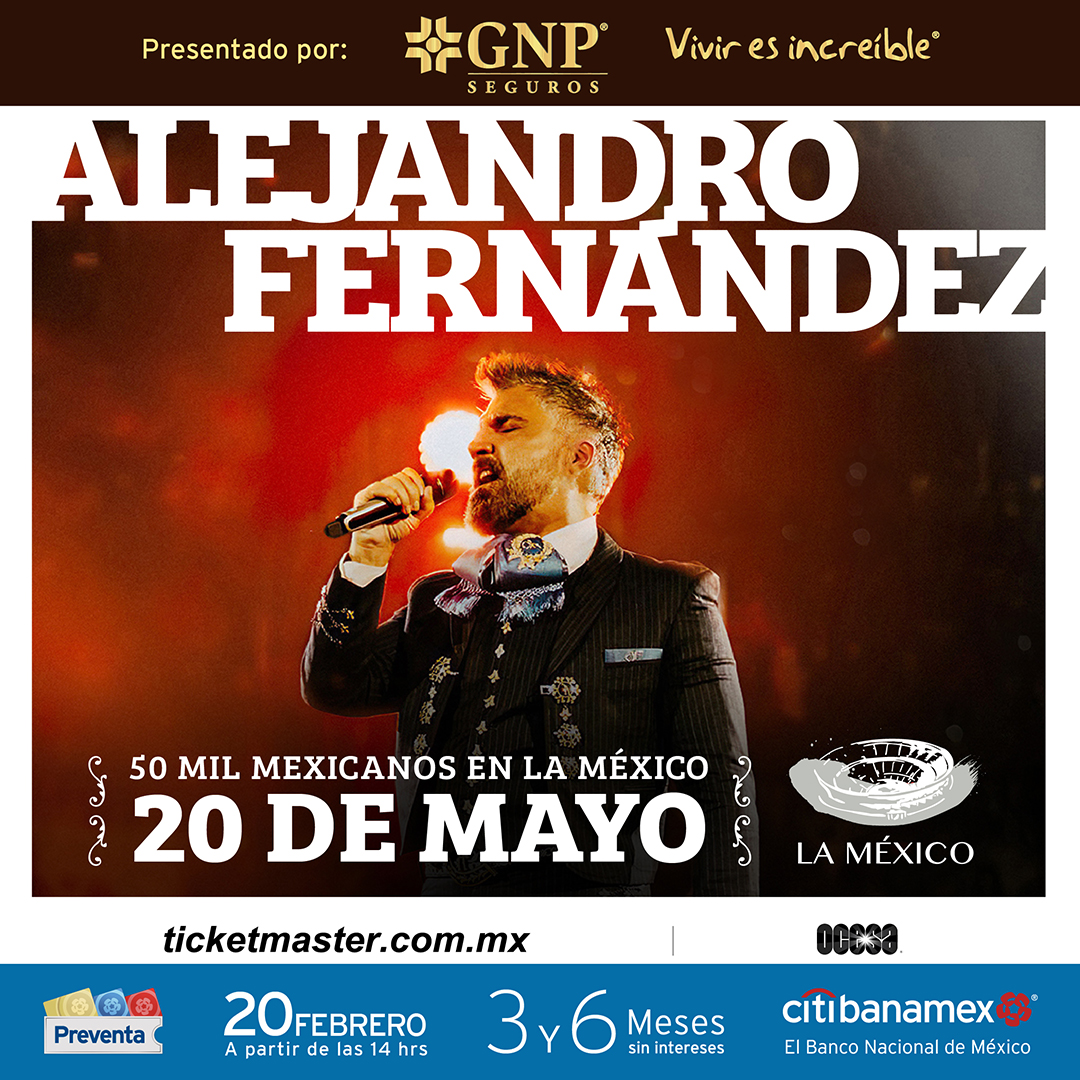 Alejandro Fernandez llega a La Mexico – RUIDO MAGAZINE